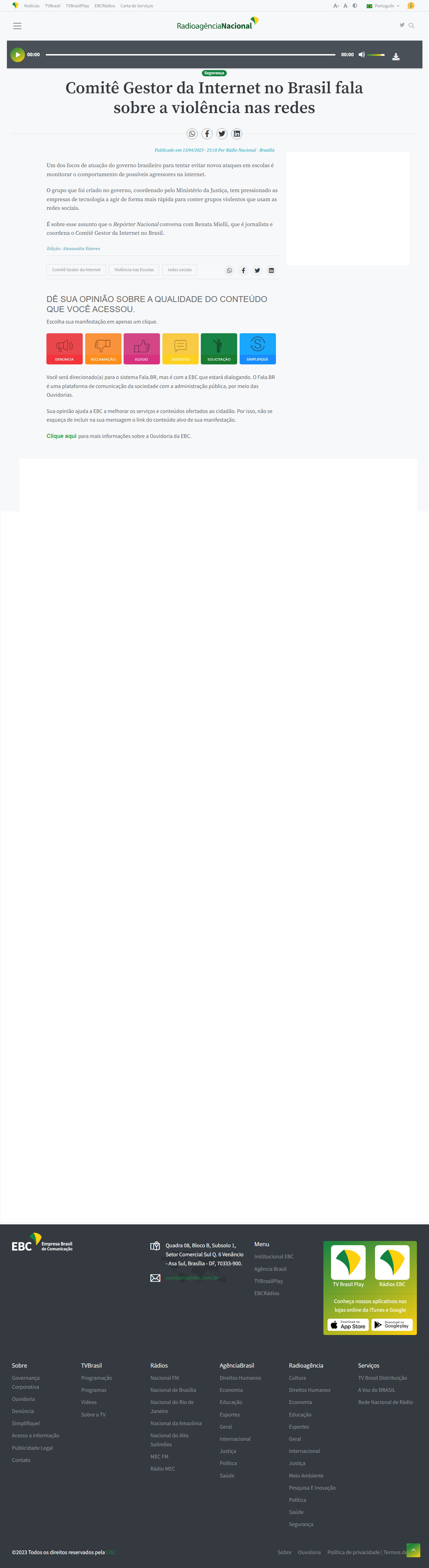 NIC.br - Na Mídia - Comitê Gestor da Internet no Brasil fala sobre a ...